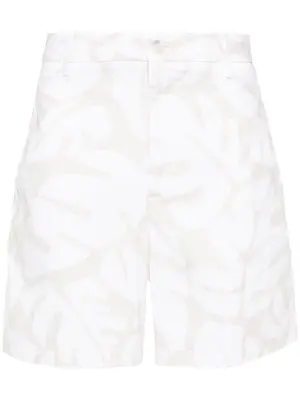 BOSS Karlos Floral-print Chino Shorts