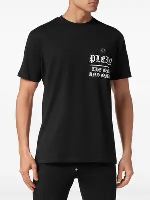 Philipp Plein Graphic-print Cotton T-shirt - Black