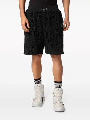 Philipp Plein Gothic Plein-print Track Shorts