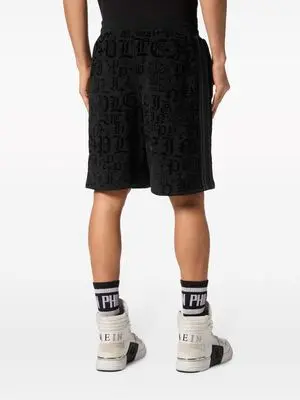 Philipp Plein Gothic Plein-print Track Shorts