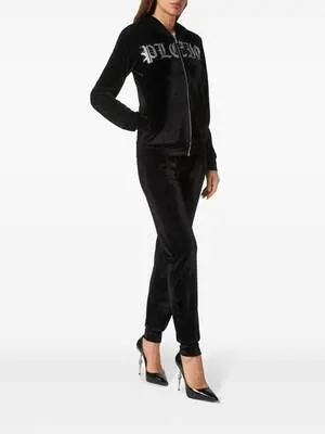 Philipp Plein Logo-embellished Zip-up Hoodie