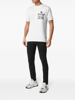 Philipp Plein Graphic-print Cotton T-shirt - White