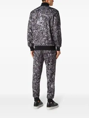 Philipp Plein Tattoo All Over-print Tracksuit Set