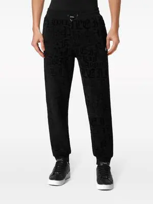 Philipp Plein Gothic-print Drawstring-waist Track Pants