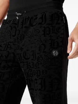Philipp Plein Gothic-print Drawstring-waist Track Pants