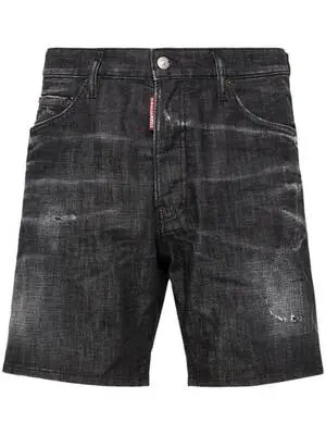 Dsquared2 Distressed Denim Shorts