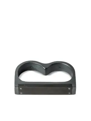 PARTS OF FOUR Plate Double Ring - Black