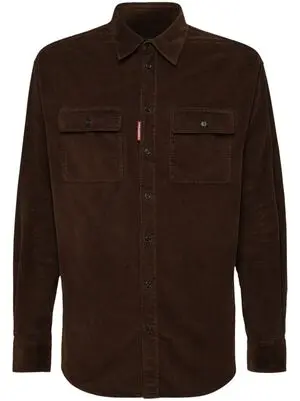 Dsquared2 Long-sleeve Corduroy Shirt