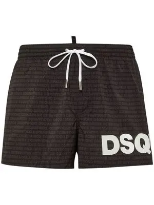 Dsquared2 Logo-print Swim Shorts - Black