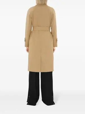 Burberry Long Gabardine Car Coat