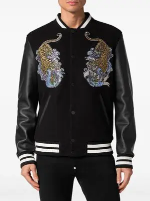Philipp Plein Tiger-print Bomber Jacket