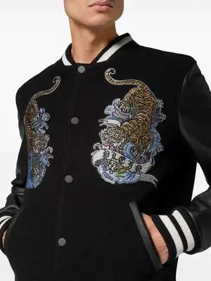 Philipp Plein Tiger-print Bomber Jacket