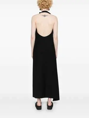 RÓHE Halterneck Virgin Wool Maxi Dress