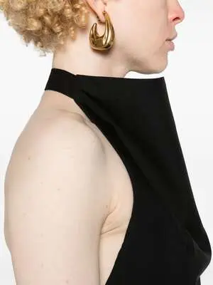 RÓHE Halterneck Virgin Wool Maxi Dress