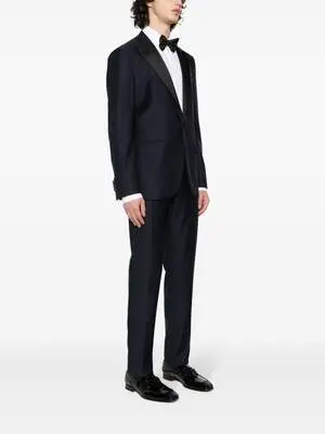 Boglioli Interlock-twill Virgin-wool Suit - Blue