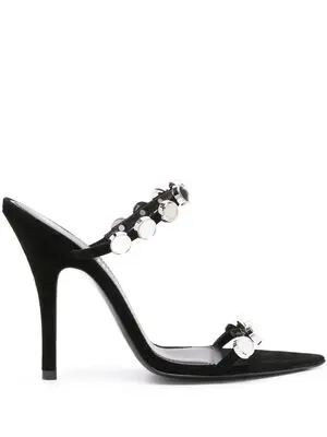 Attico Venus 105mm Suede Sandals