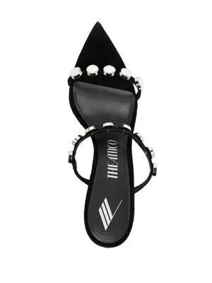 Attico Venus 105mm Suede Sandals
