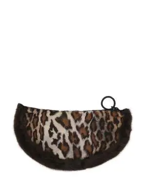 INNERRAUM Faux-fur Leopard Shoulder Bag