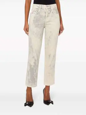 Moschino Mid-rise Cropped Jeans