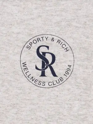 Sporty & Rich S&r Logo Cotton Blend Sweatpants