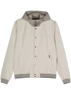 MOORER Darren-jk Bomber Jacket - Neutrals