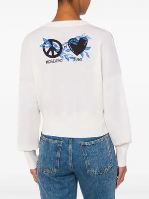 Moschino Floral-intarsia Wool Jumper