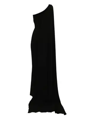 ISABEL SANCHIS Cape-insert One-shoulder Jumpsuit
