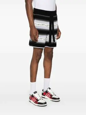 Amiri Wave Baja Knitted Shorts