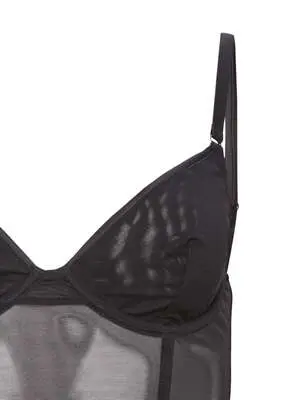 FLEUR DU MAL Longline Mesh Bustier