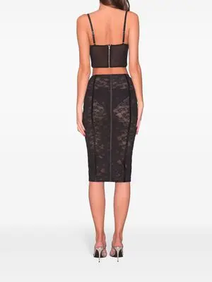 FLEUR DU MAL Longline Mesh Bustier