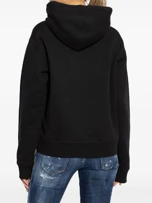 Dsquared2 Heart-patch Cotton Hoodie