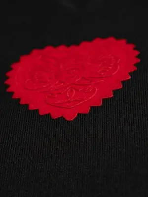 Dsquared2 Heart-patch Cotton Hoodie