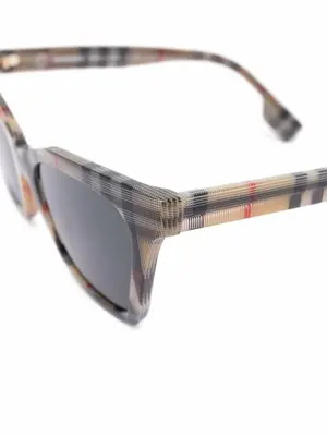 Burberry Vintage Check Cat-eye Sunglasses - Neutrals