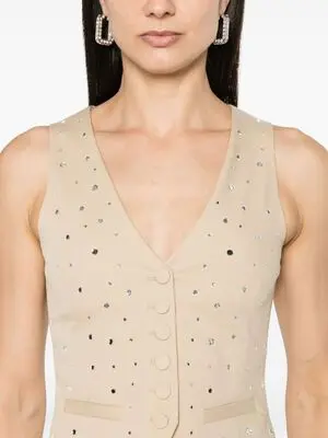 Giuseppe Di Morabito Rhinestone-embellished Twill Vest