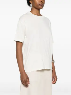 MA'RY'YA Slub-texture T-shirt