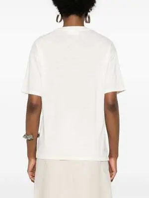 MA'RY'YA Slub-texture T-shirt