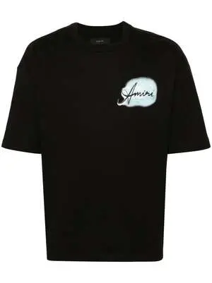 Amiri Paradise Airbrush Cotton T-shirt - Black
