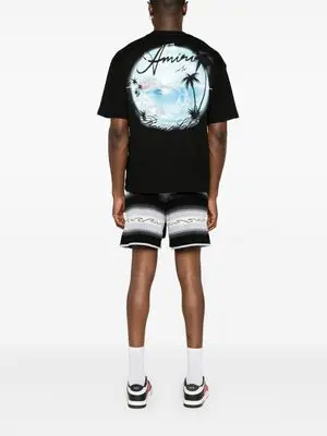 Amiri Paradise Airbrush Cotton T-shirt