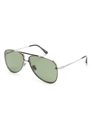 TOM FORD Leon Pilot-frame Sunglasses