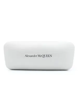 Alexander McQueen Skull-studded Sunglasses - Gold