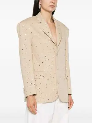 Giuseppe Di Morabito Rhinestone-embellished Twill Blazer