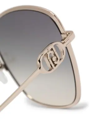 Liu Jo Gradient-lens Square-frame Sunglasses
