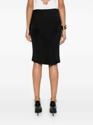 Saint Laurent Wrap Midi Skirt