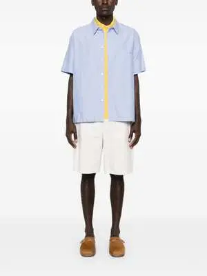 MARANT Iggy Logo-embroidered Shirt - Blue