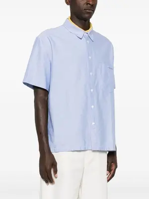 MARANT Iggy Logo-embroidered Shirt - Blue