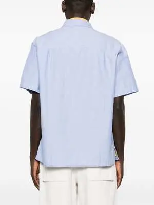 MARANT Iggy Logo-embroidered Shirt - Blue