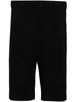 Issey Miyake Straight Leg Shorts For Men