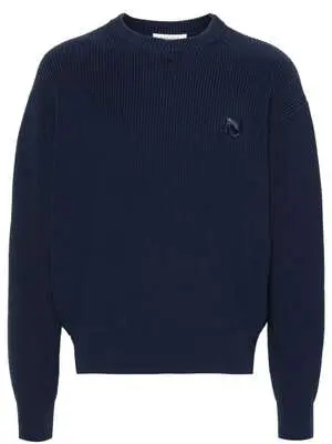 Maison Kitsuné Embroidered Logo Jumper