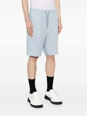 Paul Smith Drawstring-waist Linen Shorts - Blue