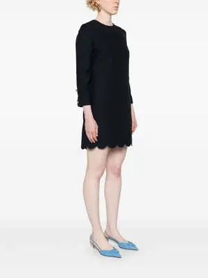 Valentino Garavani Virgin Wool-blend Shift Minidress